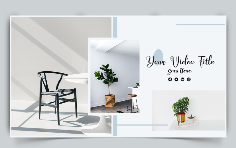 Interior Minimal YouTube Thumbnail Design Template-03