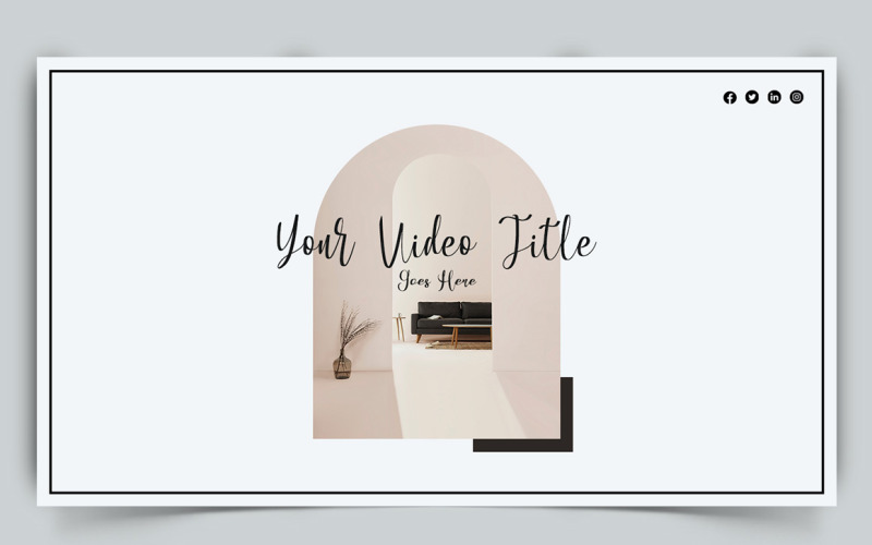 Interior Minimal YouTube Thumbnail Design Template-05