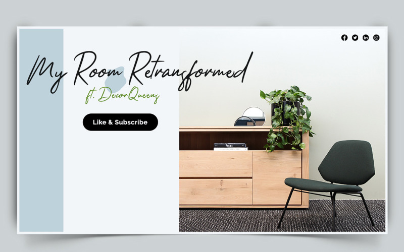 Interior Minimal YouTube Thumbnail Design Template-06