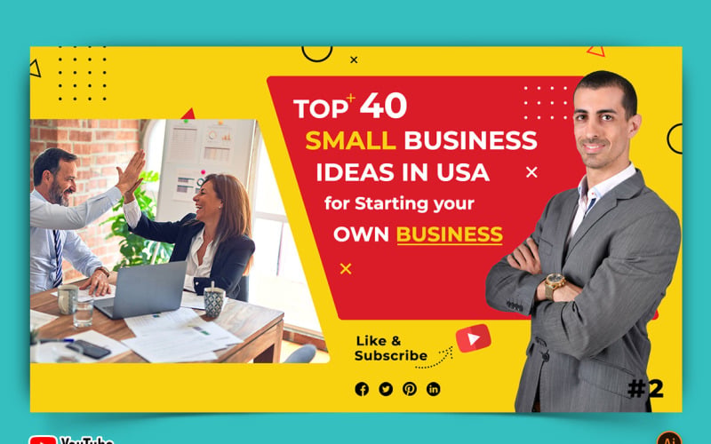Business Service YouTube Thumbnail Design -12