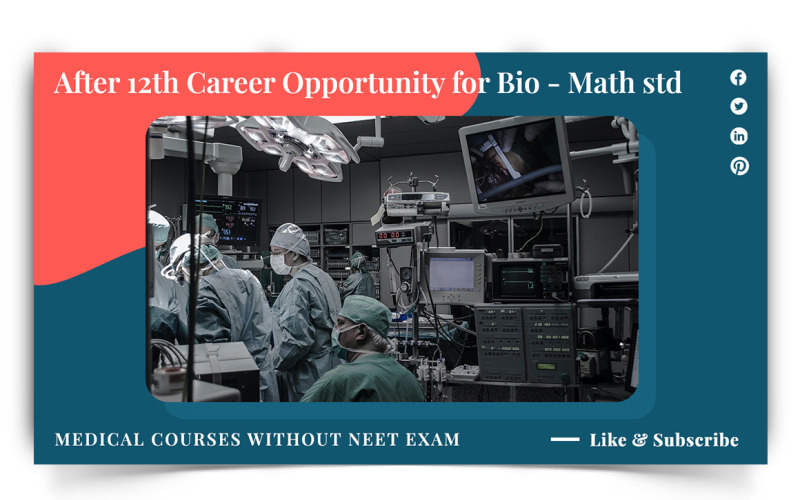 Medical and Hospital YouTube Thumbnail Design Template-02