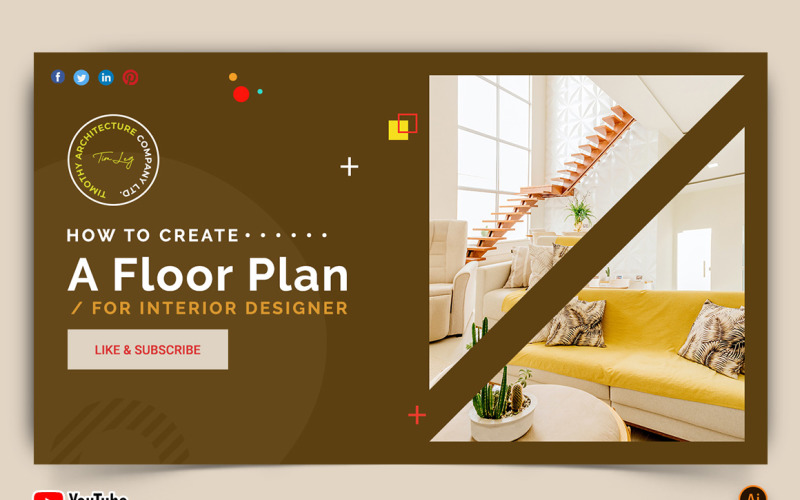 Architecture YouTube Thumbnail Design -01 - TemplateMonster