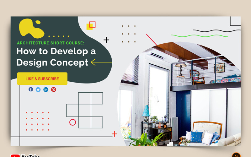 Architecture YouTube Thumbnail Design -11 - TemplateMonster