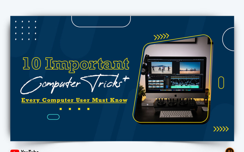 Computer Tricks and Hacking YouTube Thumbnail Design -01