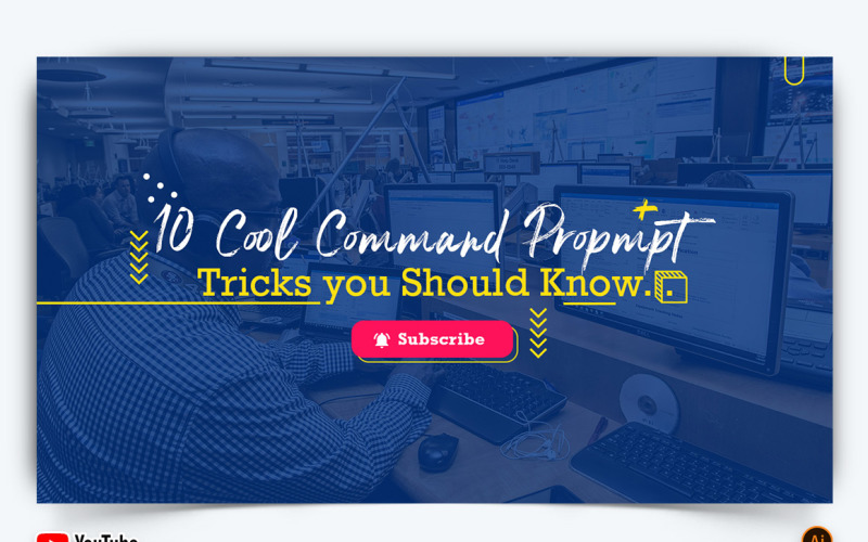 Computer Tricks and Hacking YouTube Thumbnail Design -06