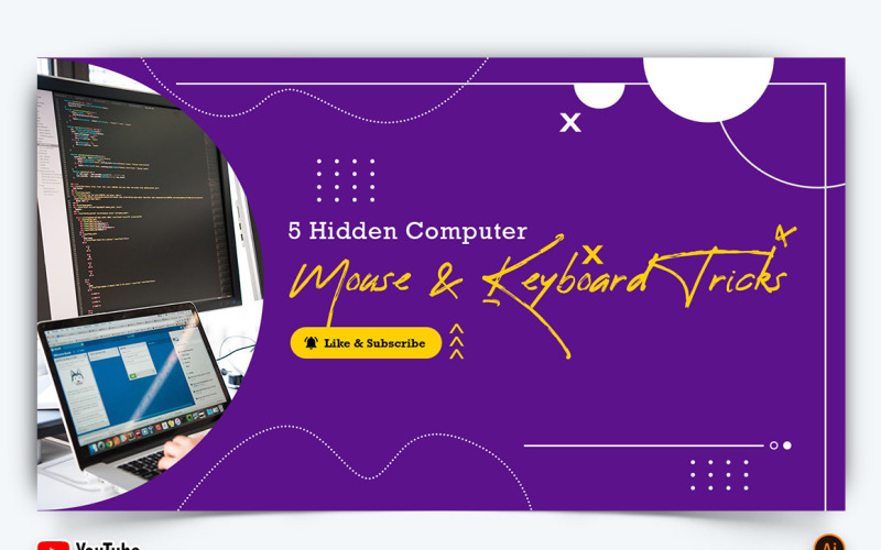 Computer Tricks and Hacking YouTube Thumbnail Design -15