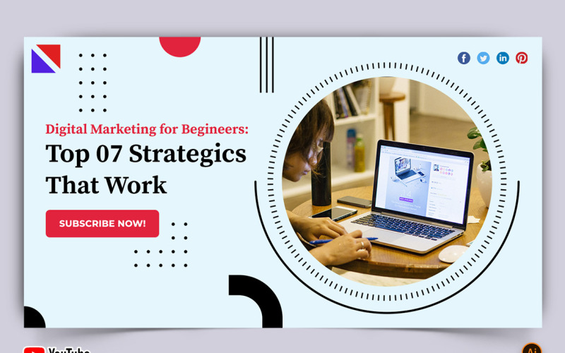 Digital Marketing YouTube Thumbnail Design -14