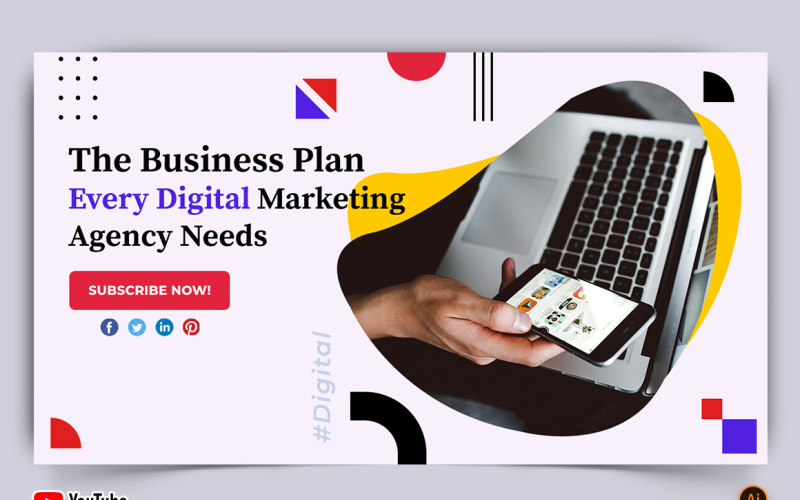 Digital Marketing YouTube Thumbnail Design -20