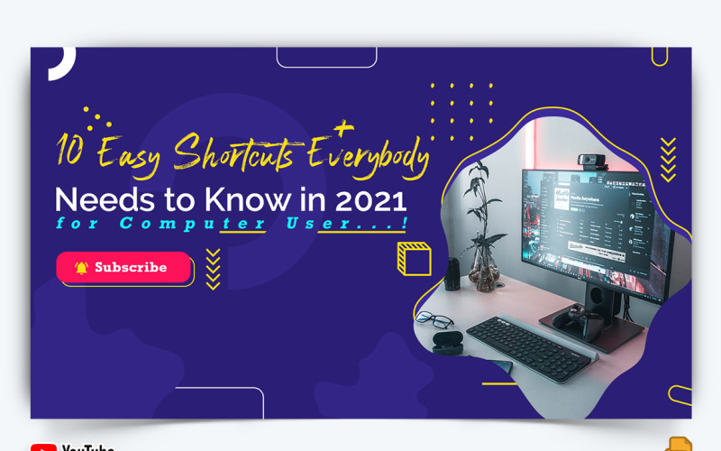 Computer Tricks and Hacking YouTube Thumbnail Design -005