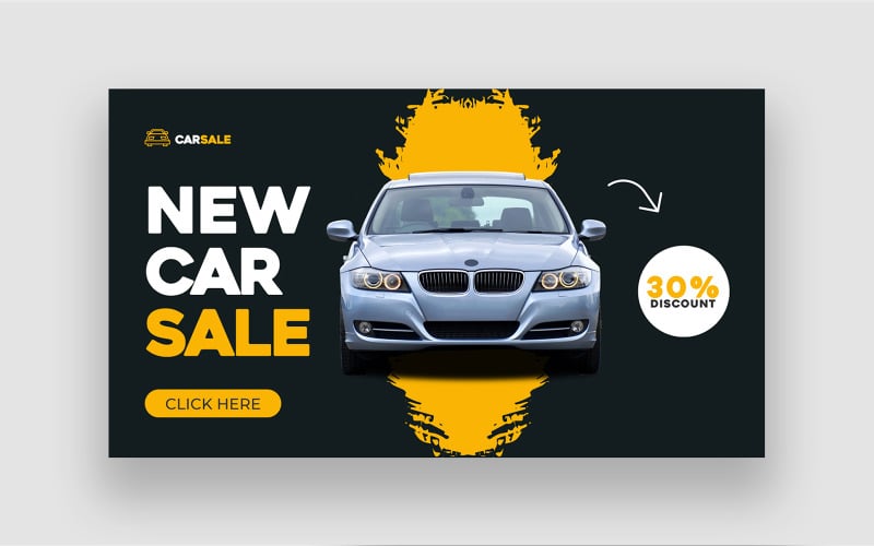 Car Sale YouTube Thumbnail 99 #293423 - TemplateMonster