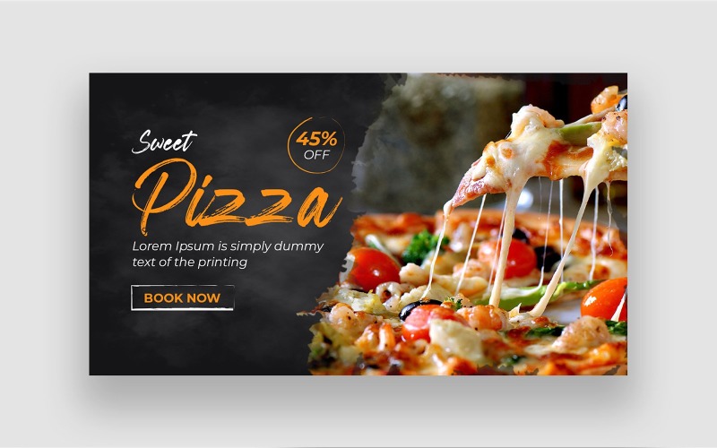 Food YouTube Thumbnail Design Template - TemplateMonster