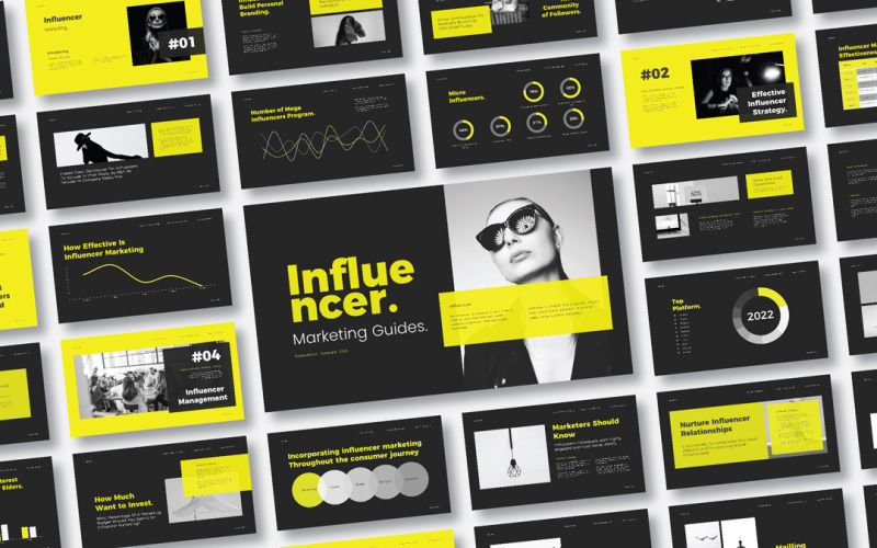 Influencer Marketing Guide Presentation Template