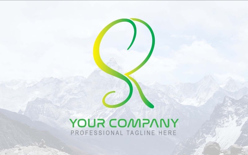 Professional SR Letter Logo Design-Brand Identity