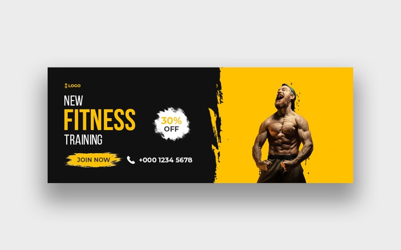 Modern Gym Cover Template #295175 - TemplateMonster
