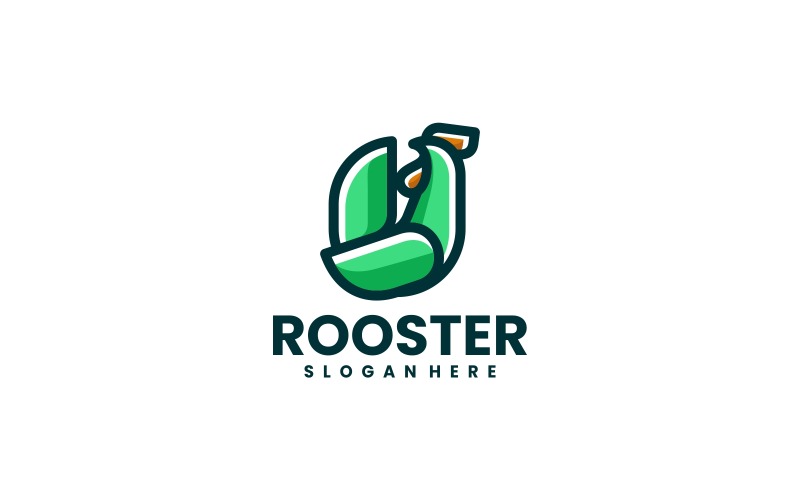 Rooster Simple Mascot Logo Vol.3 #295350 - TemplateMonster