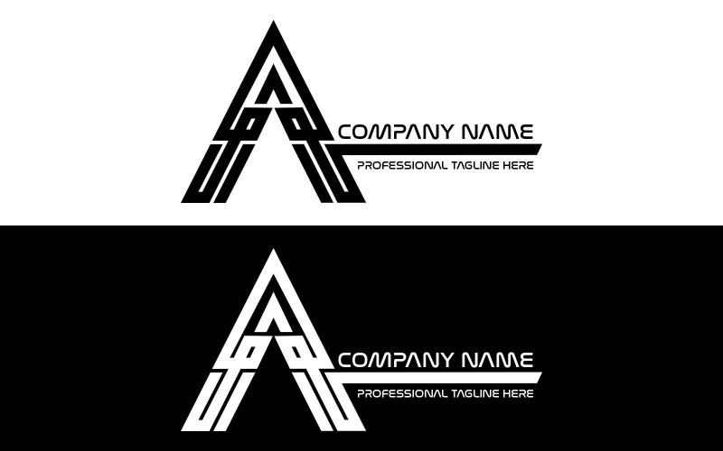 Creative Brand A Letter Logo Design - Identité de marque