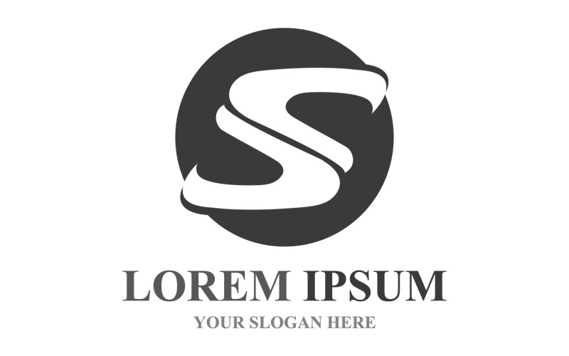 S Initial Business Corporate LetterLlogo Design Vector V18