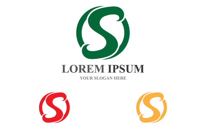 S Logo And Symbol Business Company Name Initial V3
