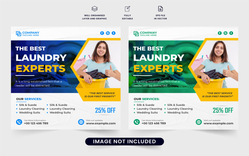 Laundry business promotion template #296171 - TemplateMonster