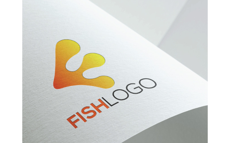 Modern F Letter Fish Logo Template #296130 - TemplateMonster