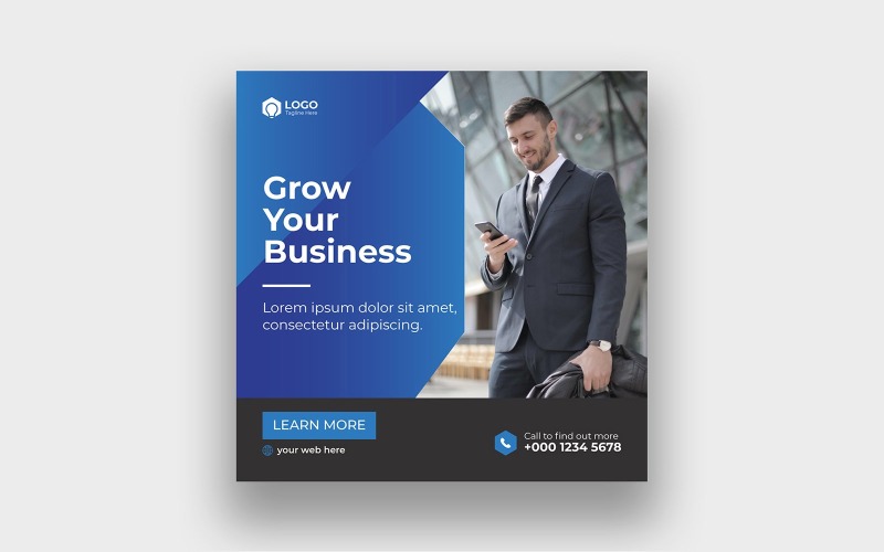 Real Estate Agency LinkedIn Cover Photo Template