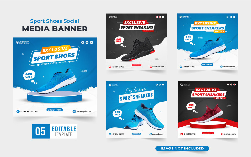 Modèle promotionnel d'entreprise de chaussures