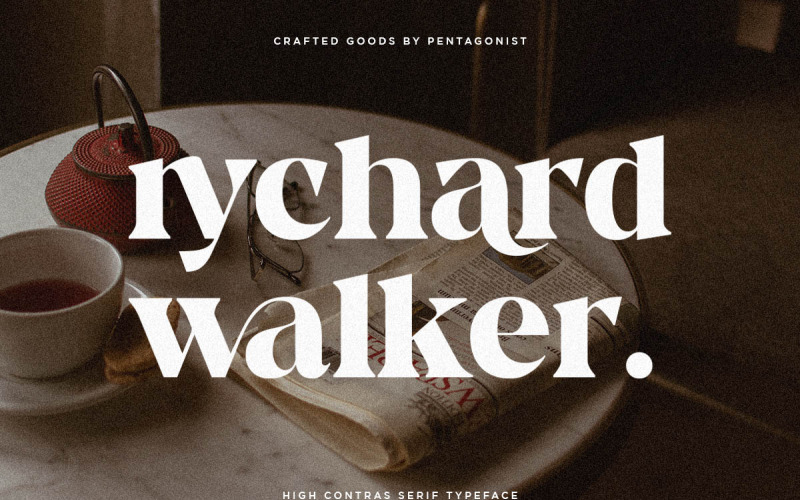 Caminante rychard | Modern Serif Font GRATIS para USO PERSONAL