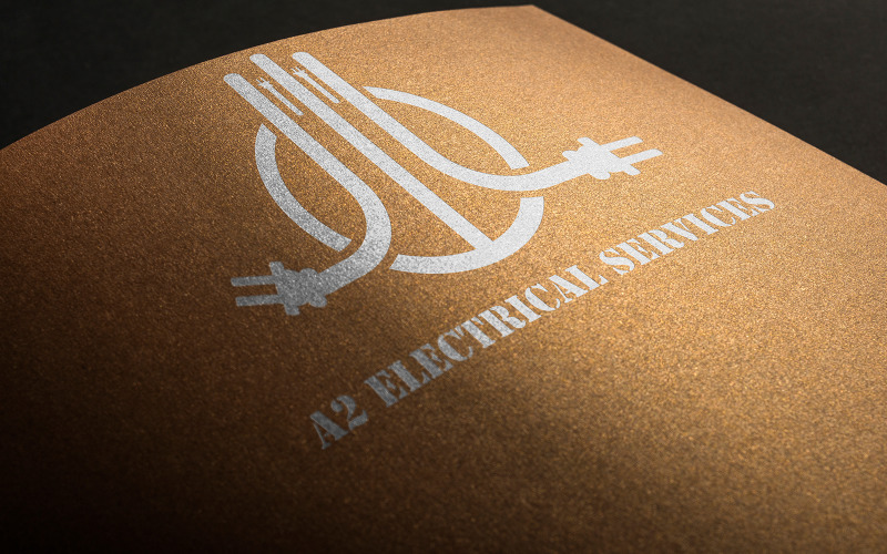 Logotipo De A2 Servicios Eléctricos 297042 Templatemonster