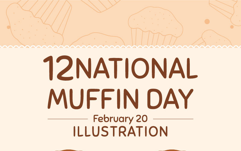 12 Illustration de la Journée nationale des muffins