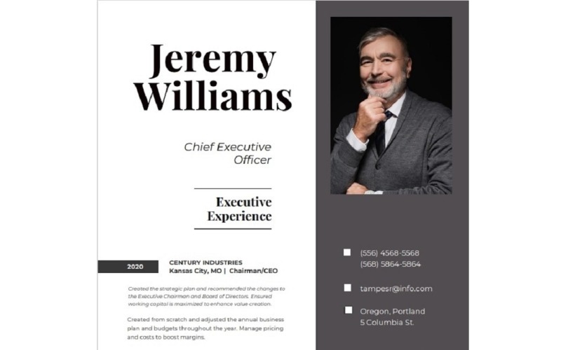 Plantillas de CV imprimibles listas para usar