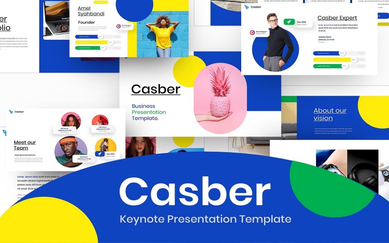 Casper – Business Keynote Template #298497 - TemplateMonster