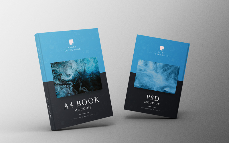 A4 Book Mockup PSD Template Vol 51 #299285 - TemplateMonster