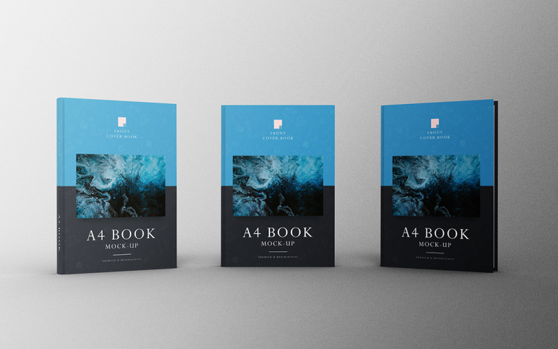 A4 Book Mockup PSD Template Vol 60 #299276 - TemplateMonster