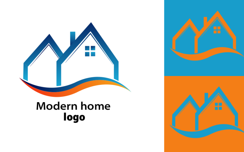 Modelo de logotipo de casa moderna #299294 - TemplateMonster