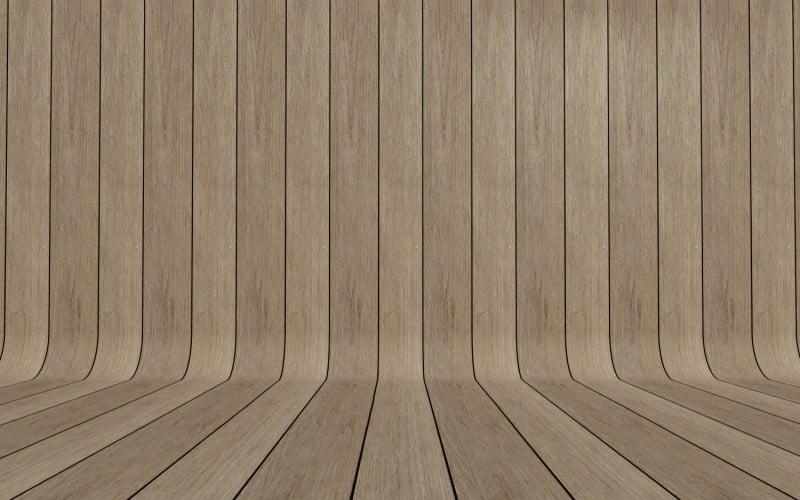 Curved Tan Color Wood Parquet background - TemplateMonster