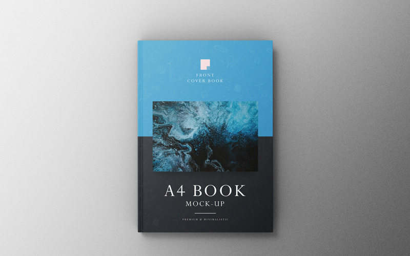 A4 Book Mockup PSD Template Vol 01 #299580 - TemplateMonster