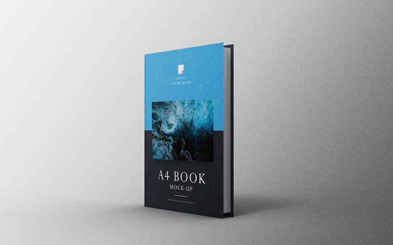 A4 Book Mockup PSD Template Vol 09 #299572 - TemplateMonster