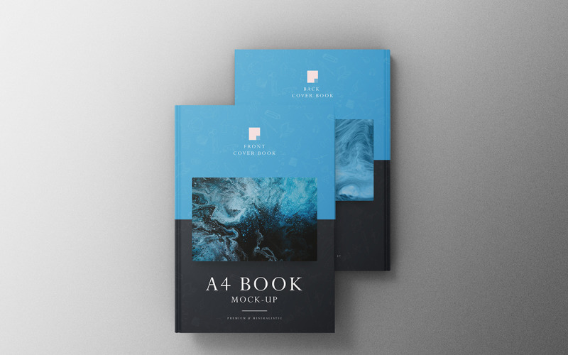 A4 Book Mockup PSD Template Vol 56 #299279 - TemplateMonster