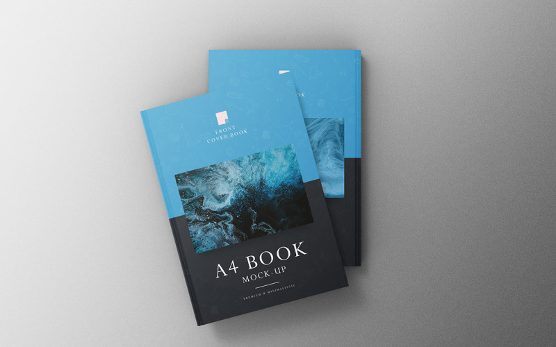 A4 Book Mockup PSD Template Vol 23 #299535 - TemplateMonster