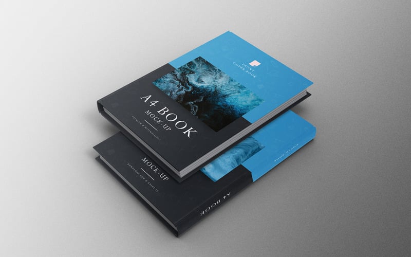 A4 Book Mockup PSD Template Vol 33 #299518 - TemplateMonster