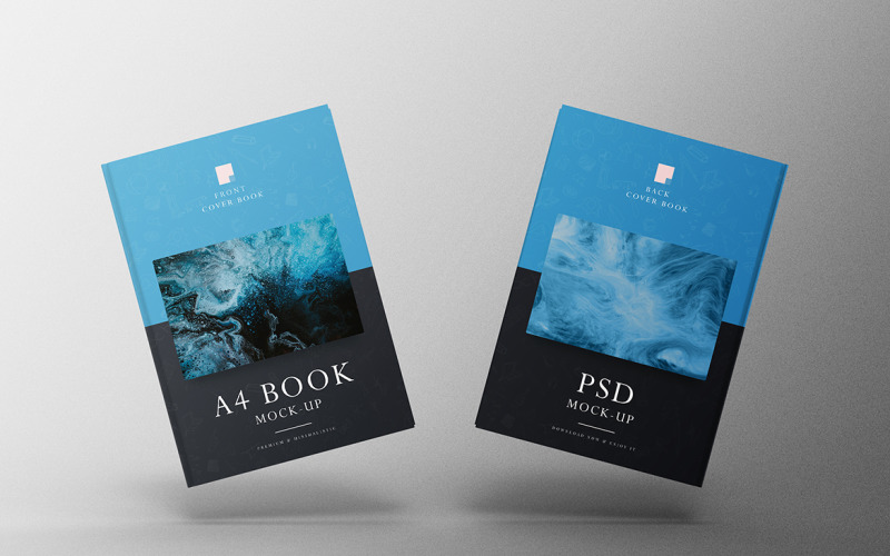A4 Book Mockup PSD Template Vol 39 #299513 - TemplateMonster