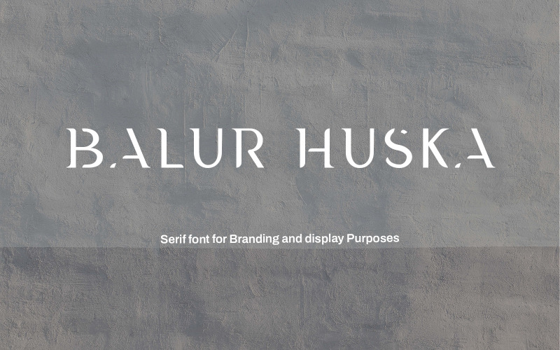 Balur Huska- Minimal Lüks Yazı Tipi #299725 - TemplateMonster