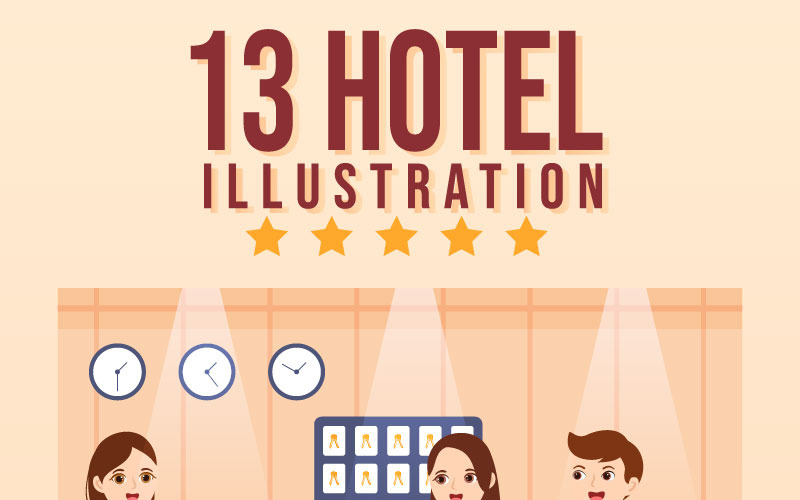13 Hotel Review Illustration #301116 - TemplateMonster