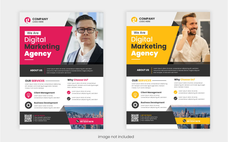 Vector Creative business flyer template design flyer template or ...