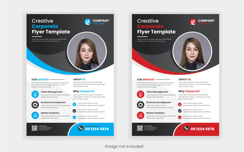 Vektor Creative Business Flyer Template Design Flyer Vorlage oder ...