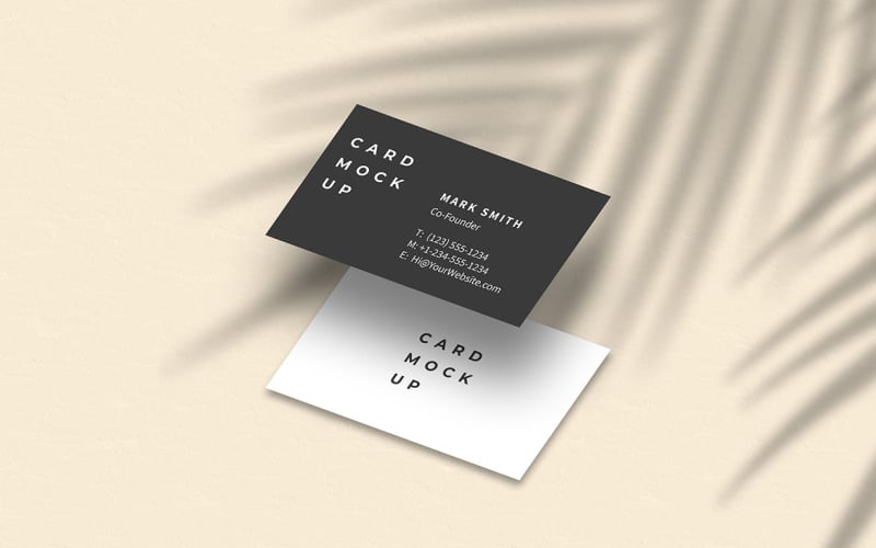 Business Card Mockup PSD Template Vol02 - TemplateMonster