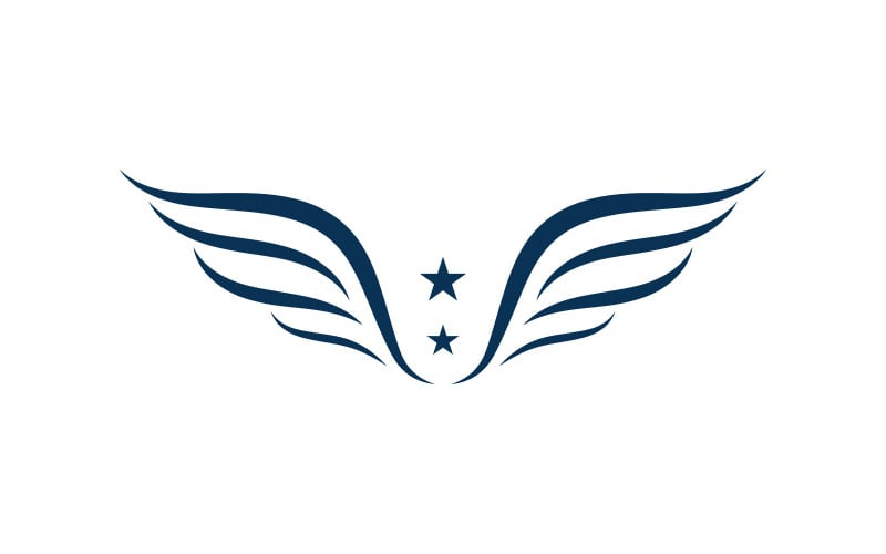 Wing logo and symboll Vector illustration V1