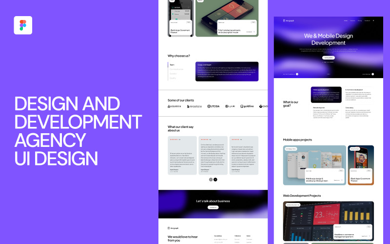 Design and Development Agency UI Design - TemplateMonster