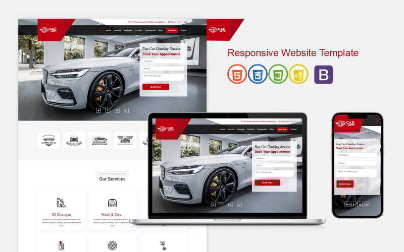 Car Repair - Auto Repair Service Website Template
