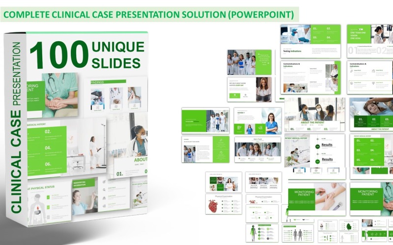 Clinical Case Presentation Solution PowerPoint Template
